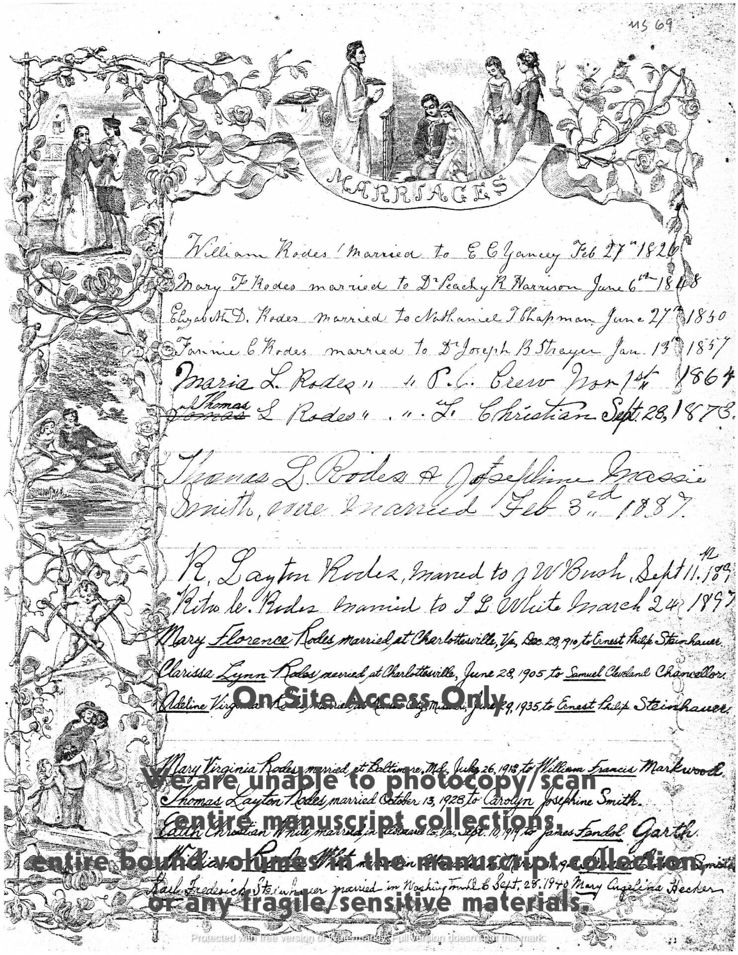 Rodes Family Bible Sheets - The Albemarle Charlottesville Historical ...