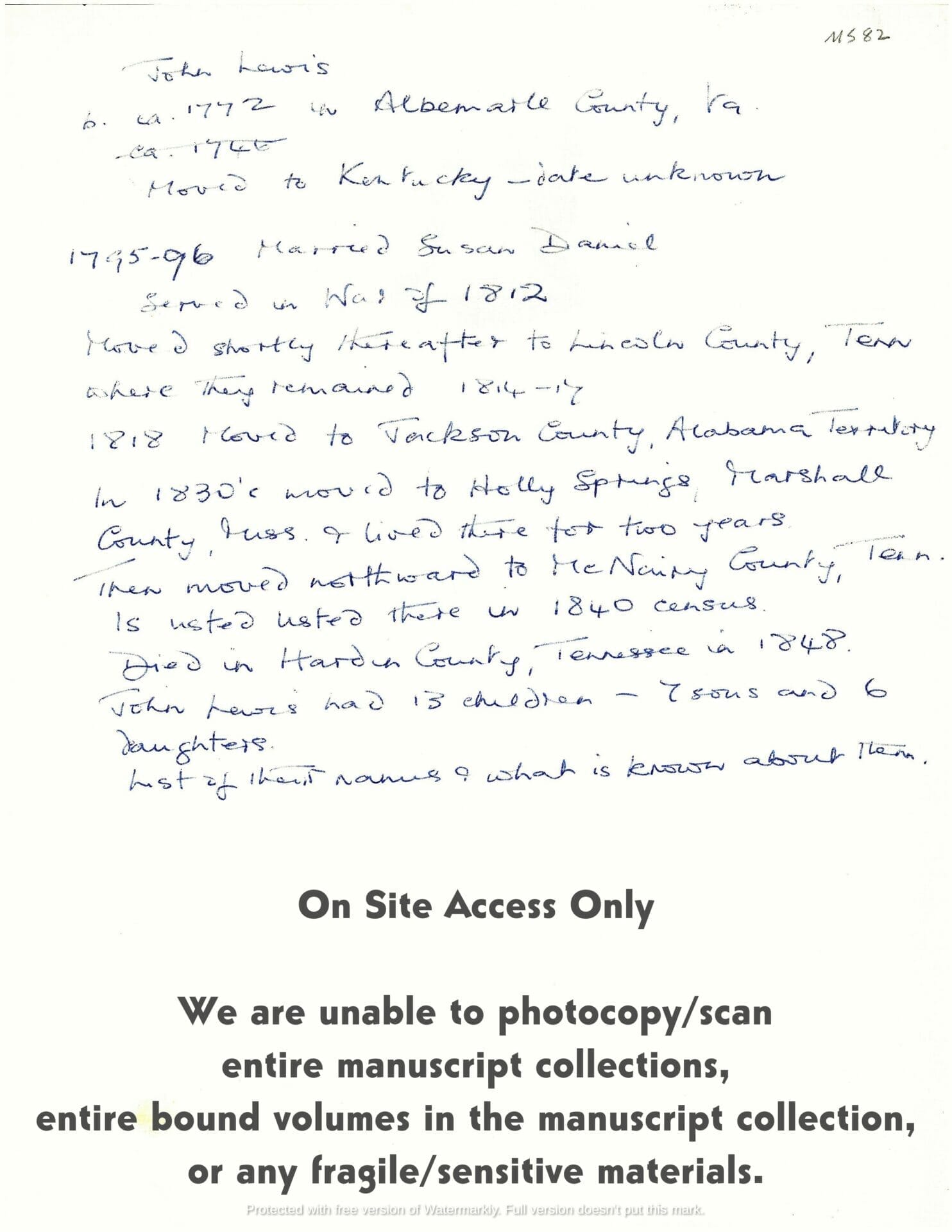 Thomas J. Hampton Papers - The Albemarle Charlottesville Historical Society