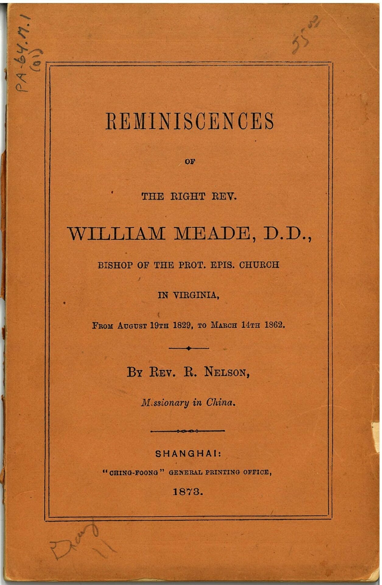 Meade family collection - The Albemarle Charlottesville Historical Society