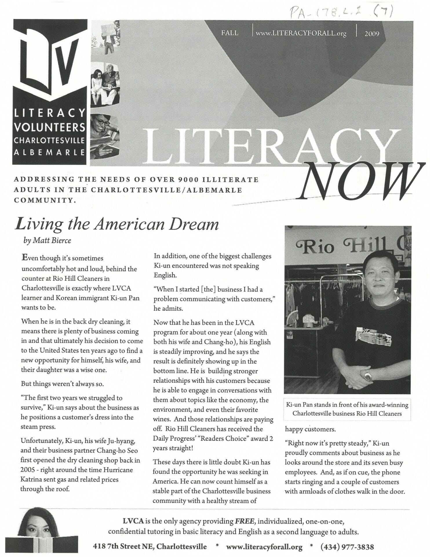 Literacy Volunteers collection - The Albemarle Charlottesville ...