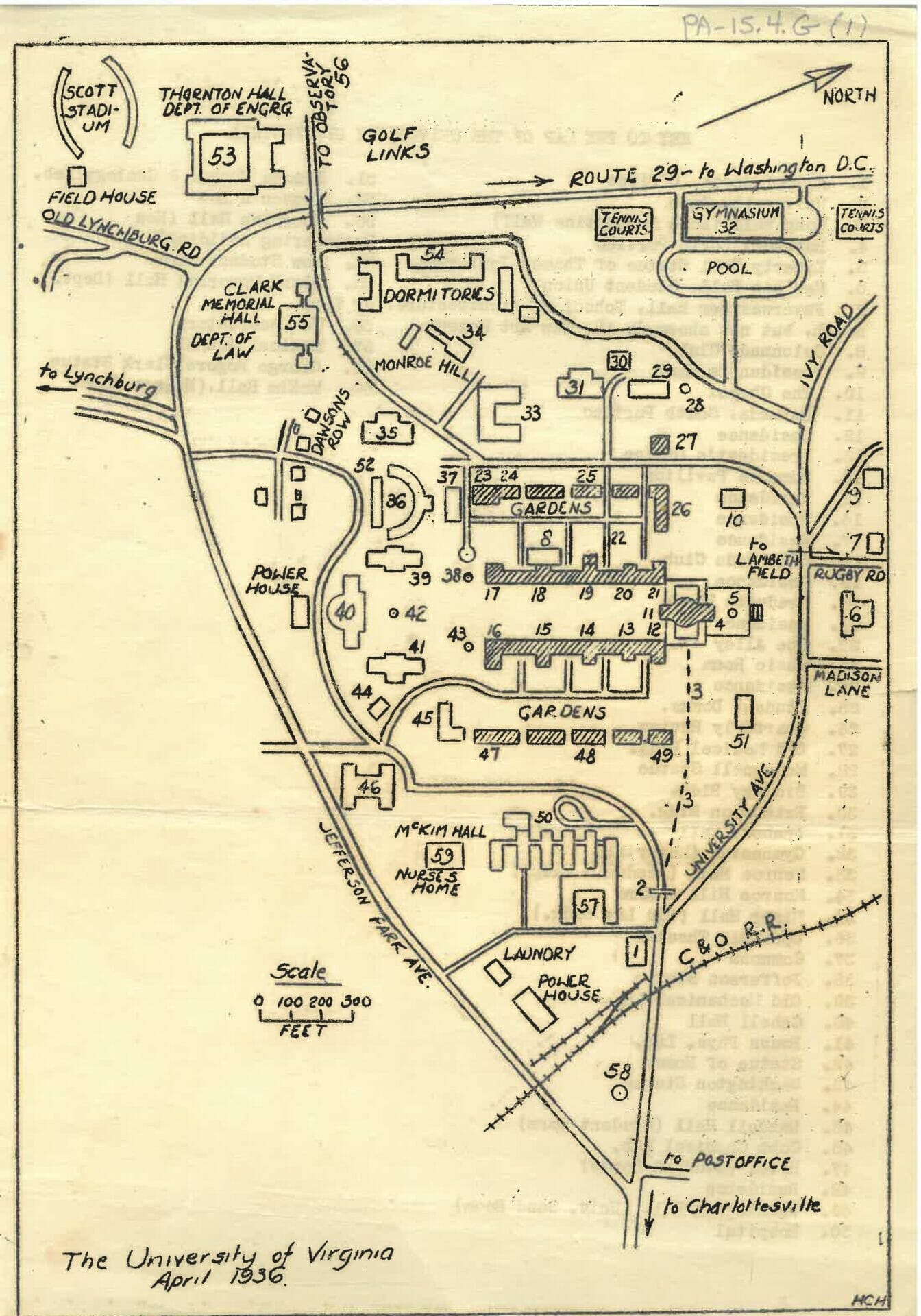 University of Virginia collection - Buildings and Grounds - Maps - The ...