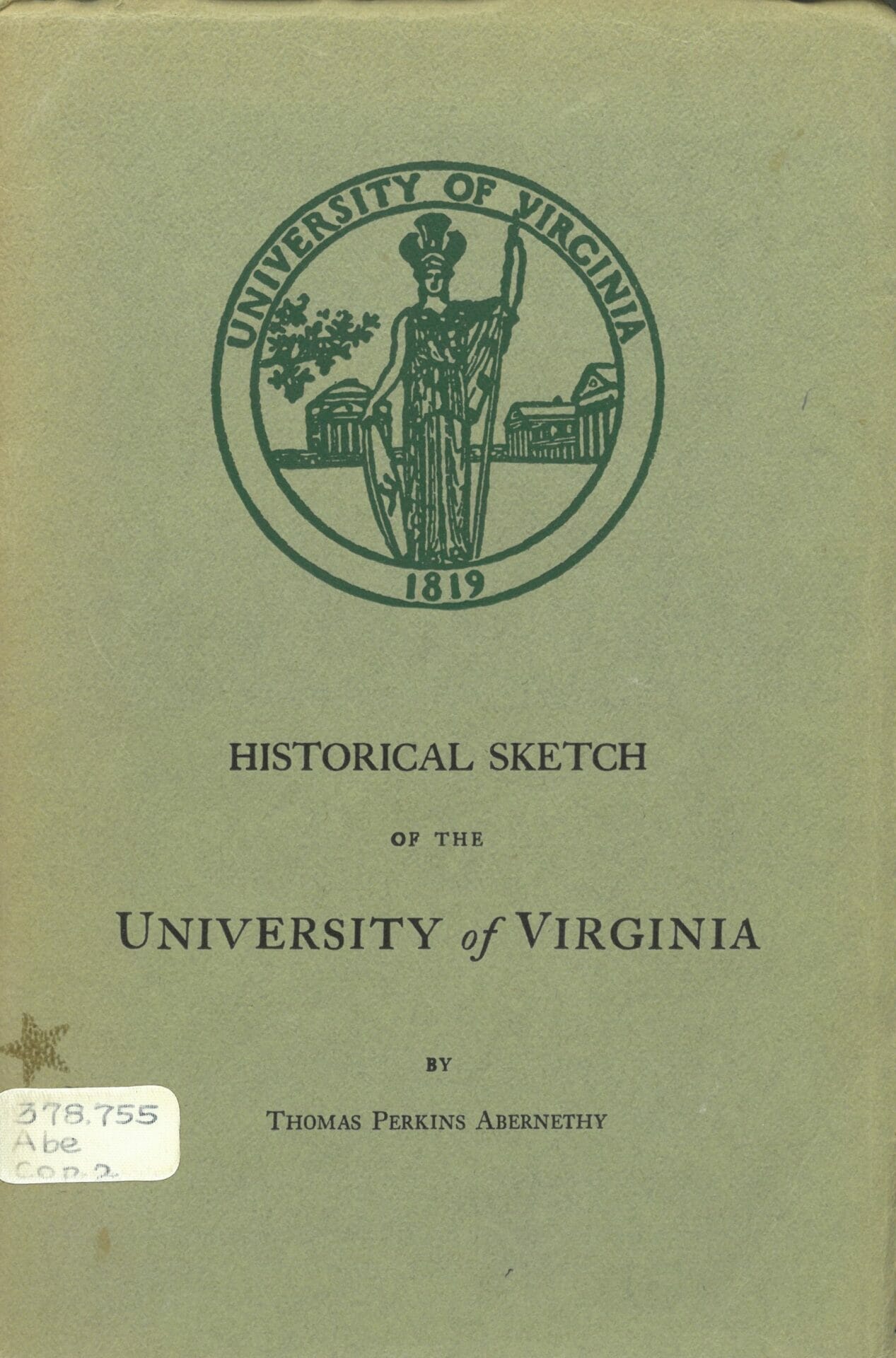 University of Virginia collection - History - The Albemarle ...