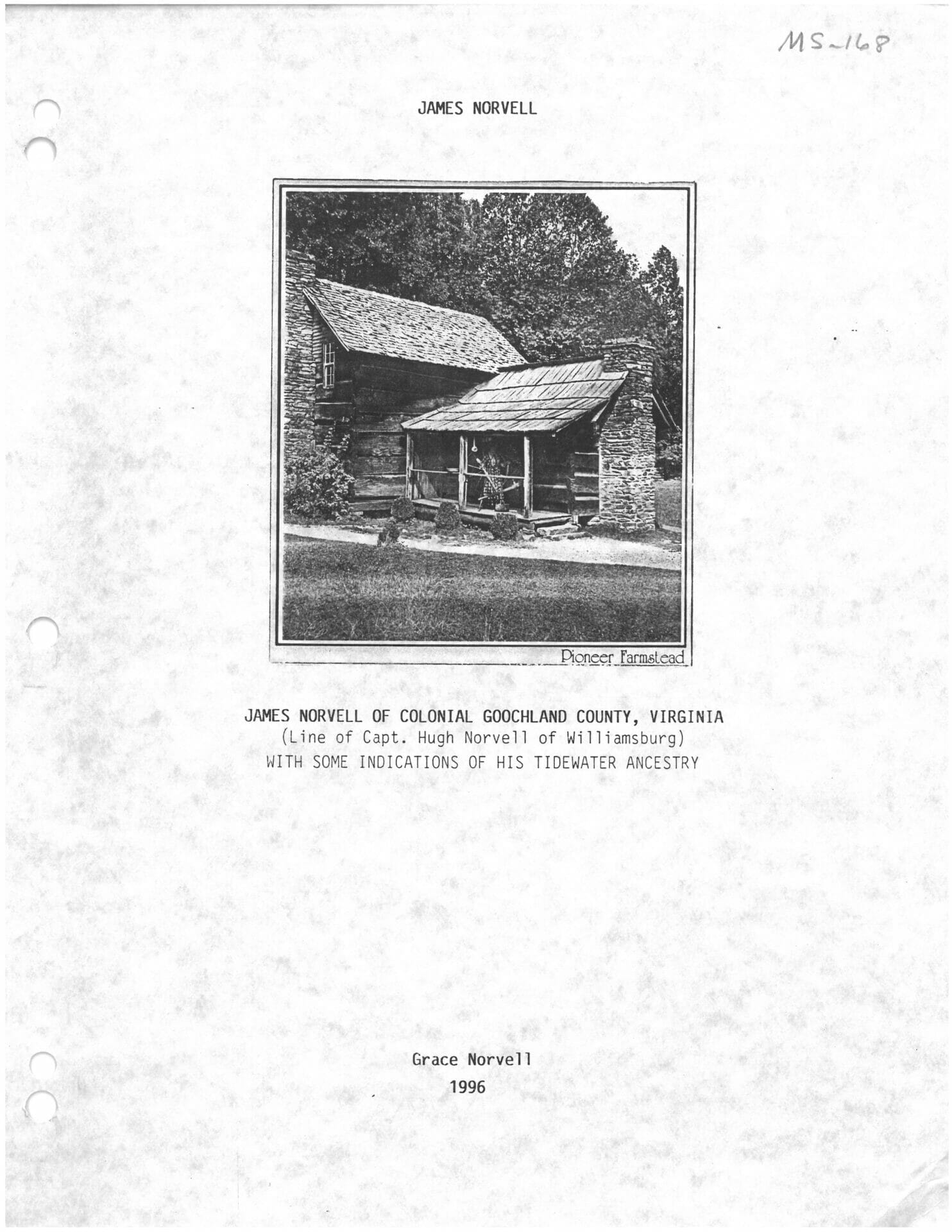 Norvell Family - The Albemarle Charlottesville Historical Society