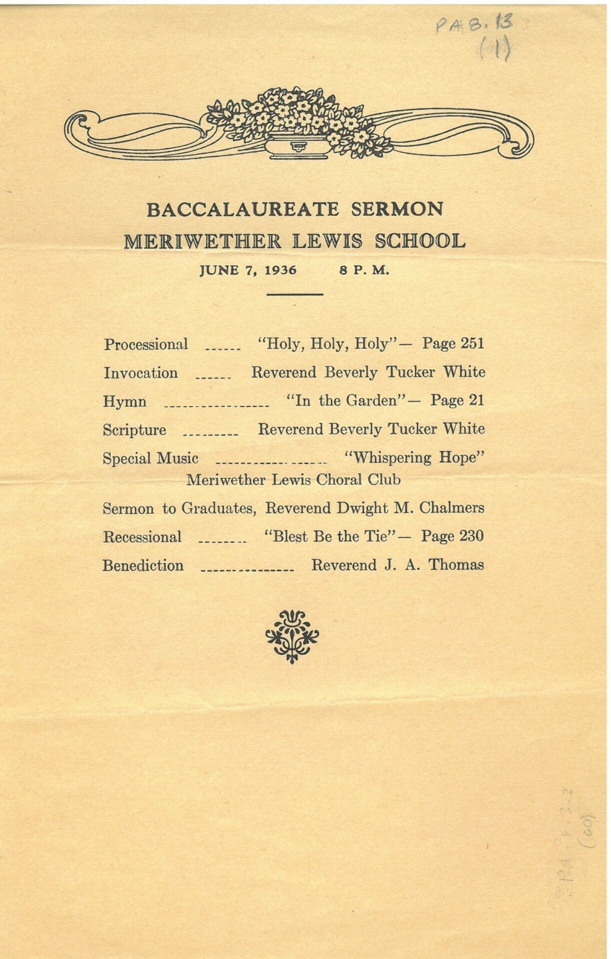 Albemarle County Schools collection - Meriwether Lewis School - The ...