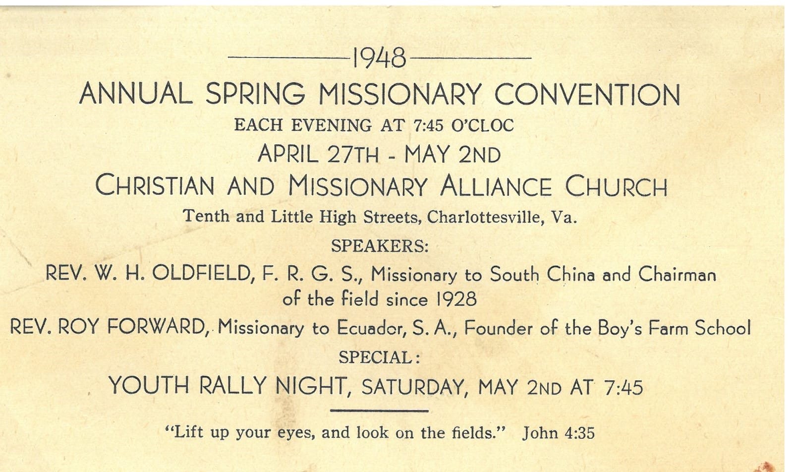 Christian Church collection - Christian and Missionary Alliance Church ...