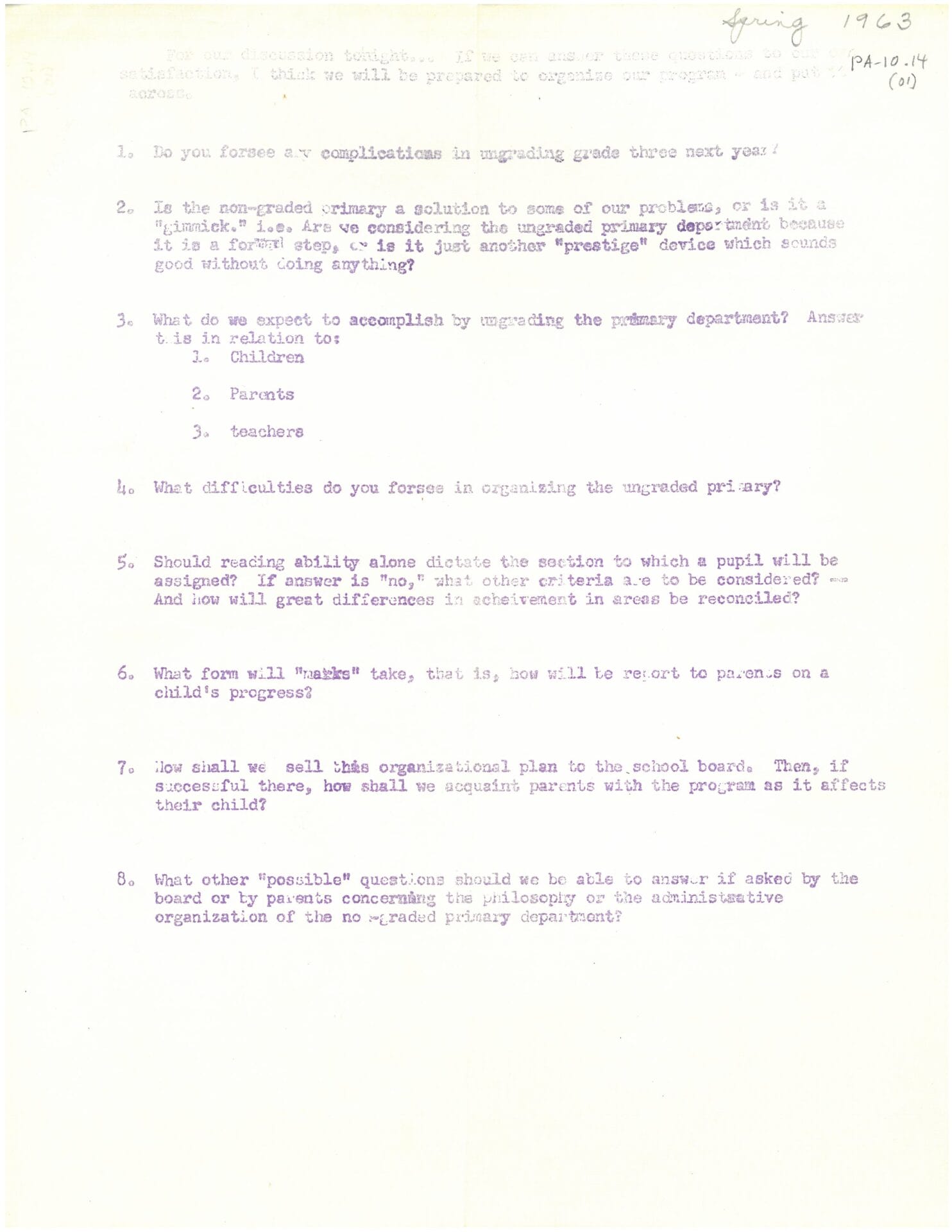 Charlottesville Public Schools collection - Walker Junior High School ...